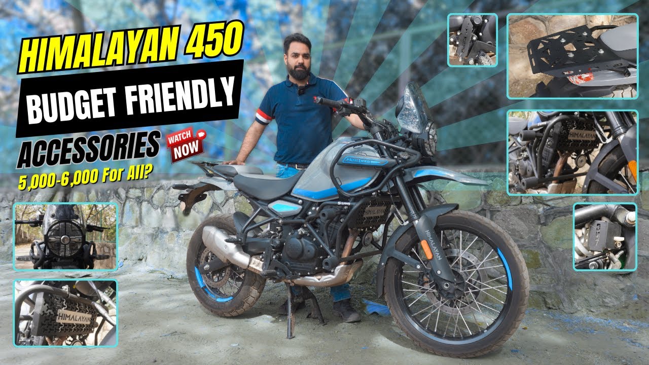 Customize your Himalayan 450 for just Rs 5999/- Budget Accessories 😍💥 ...