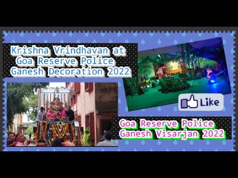 GRP(Goa Reserve Police) Ganapati Dekhava/Visarjan 2022🙏 Altinho Panaji ...