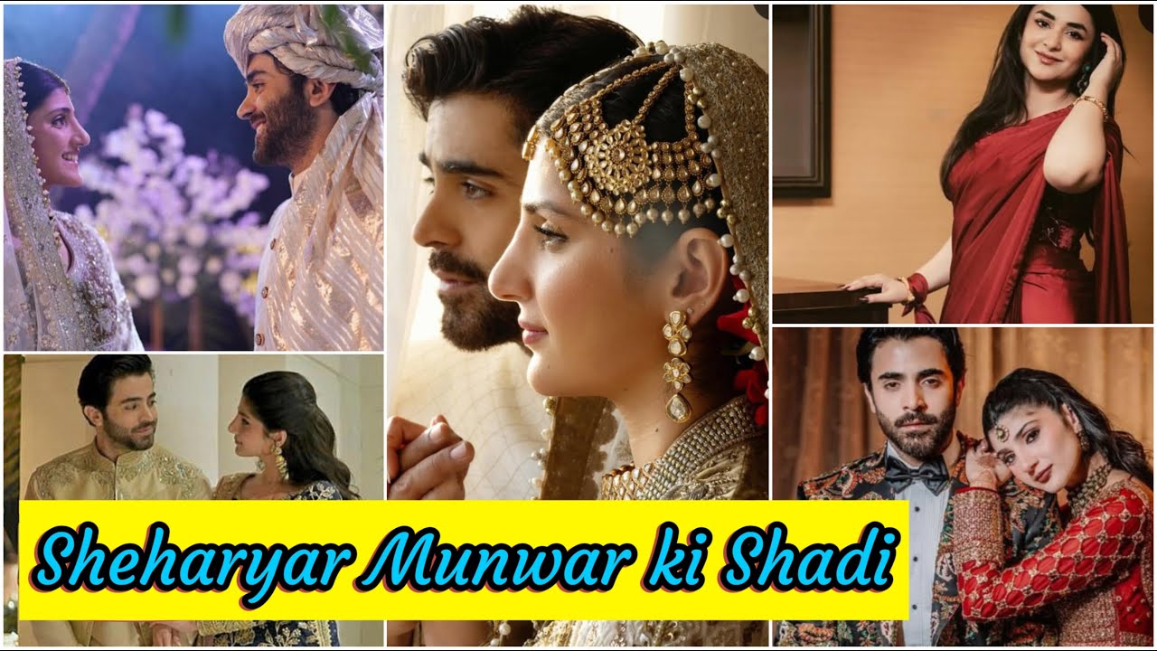 Pakistani Actor Sheharyar Munwar ki Shadi | Sheharyar Munwar Wedding Photos @EntertainBlossom ...