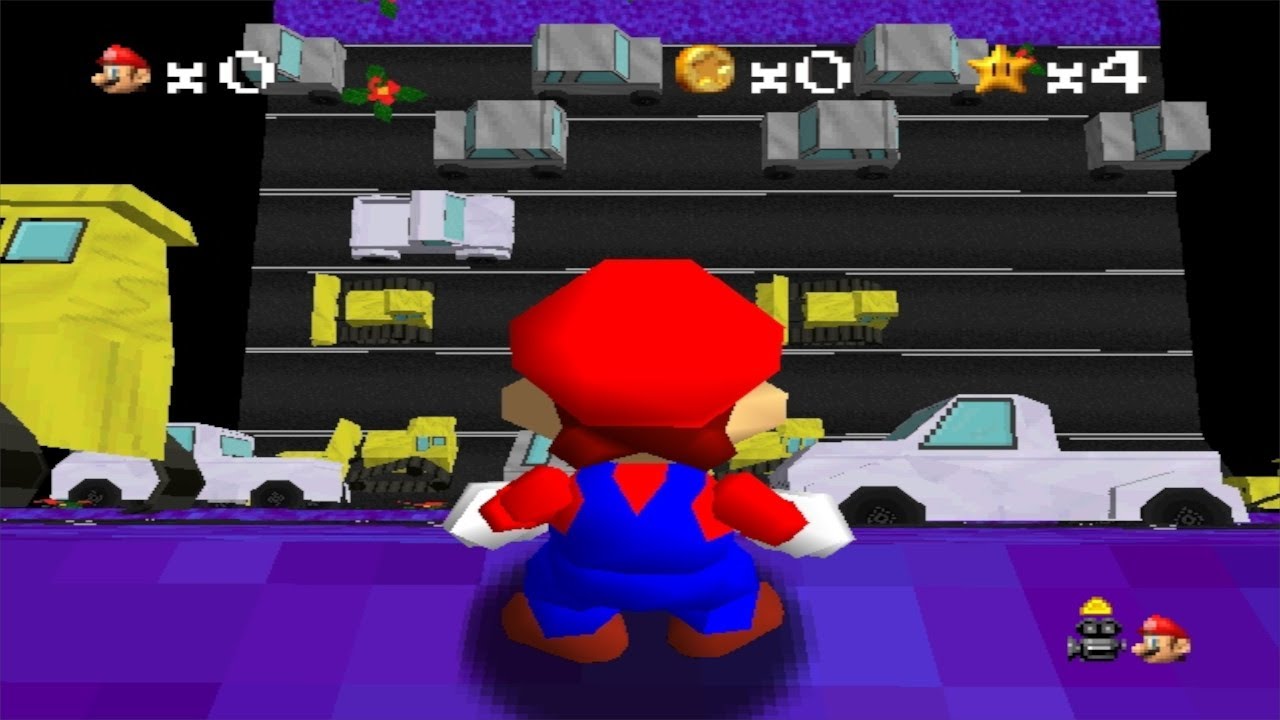 Frogger in Super Mario 64 - YouTube