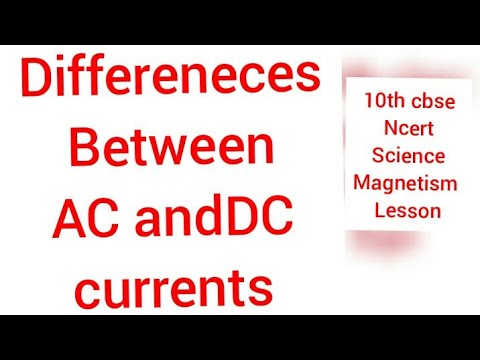 DIFFERENCES BETWEEN AC AND DC CURRENTS - YouTube