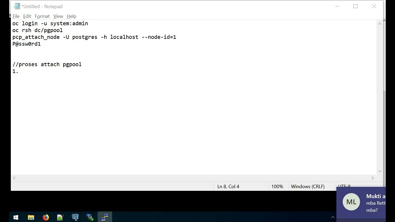 proses attach pgpool - YouTube