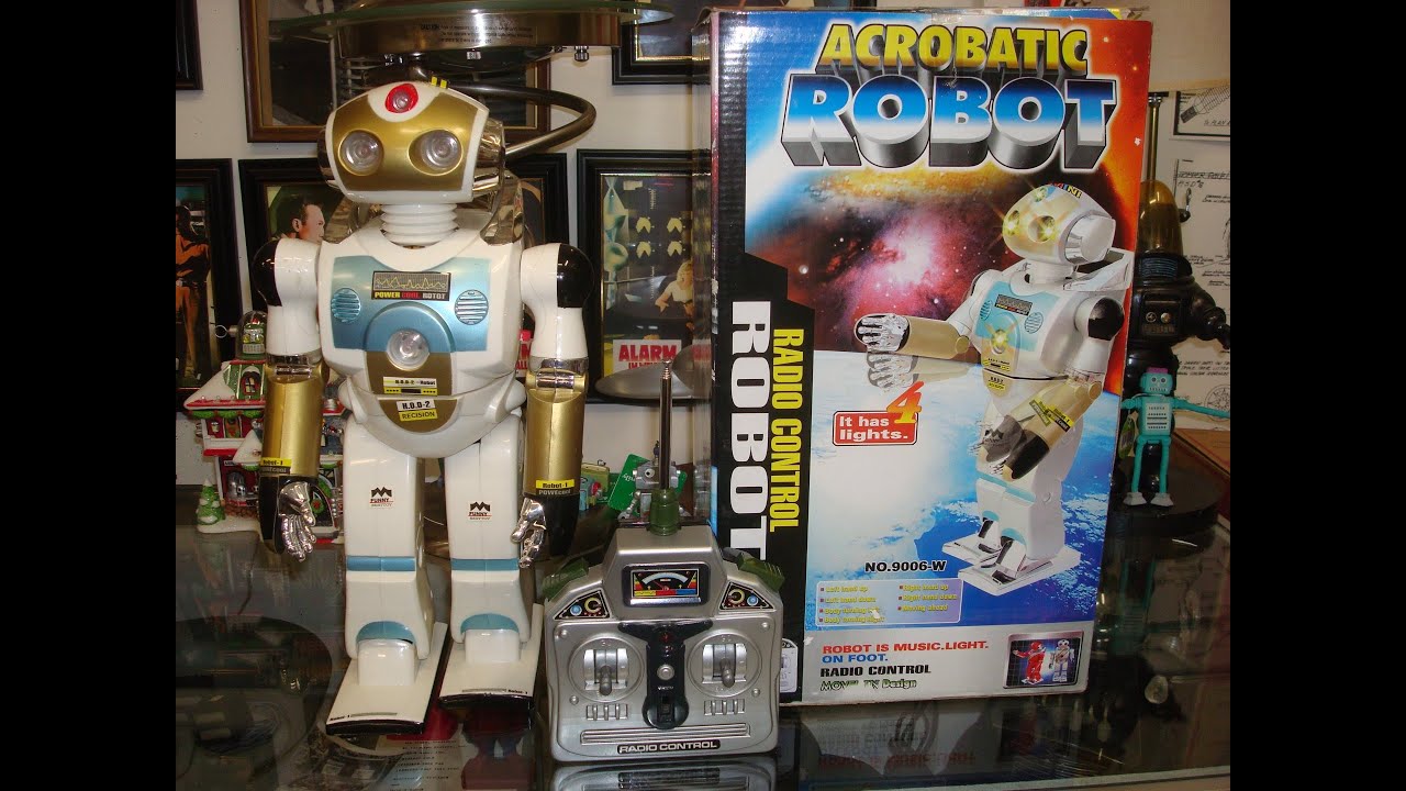 Acrobatic robot, radio control. More super annoying robots for your ...