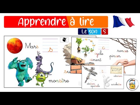 Le Son S, SS, Ç, C, SC [s] - Tous Les Sons Du CP En Image - Apprendre Le Français (Lire, Écrire)