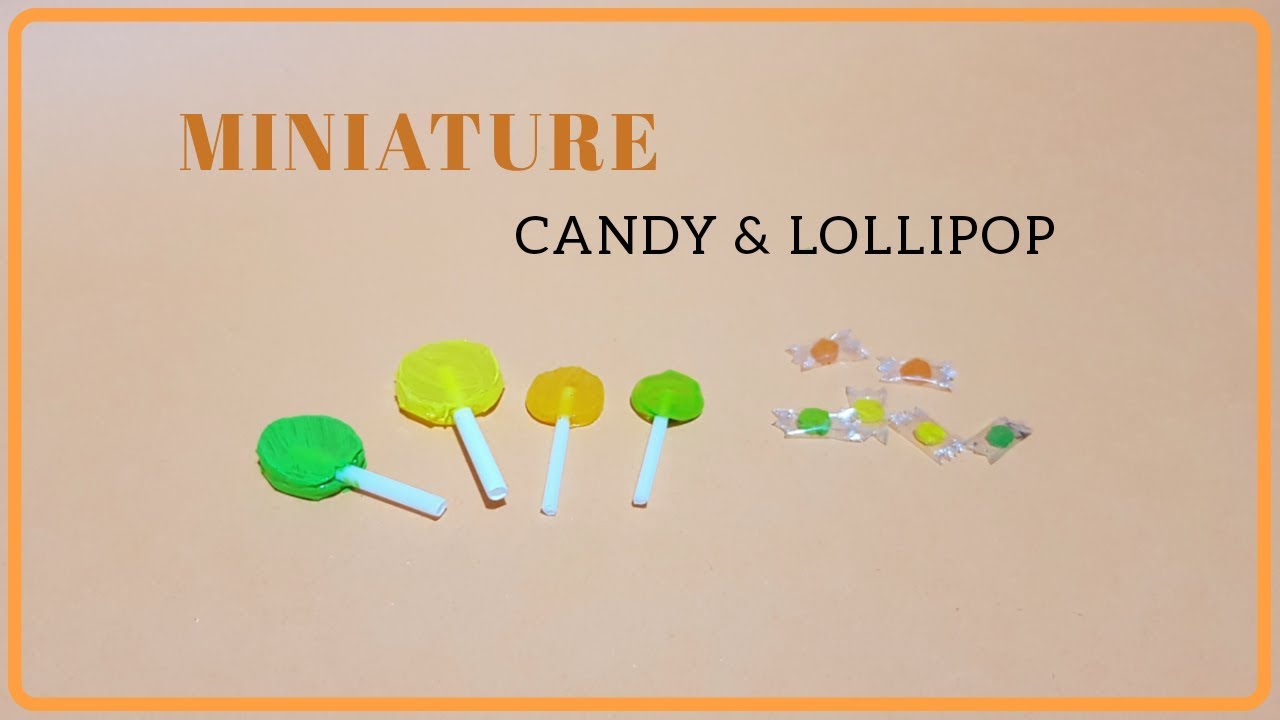 How to Make Miniature Candy Using Hot Glue - YouTube