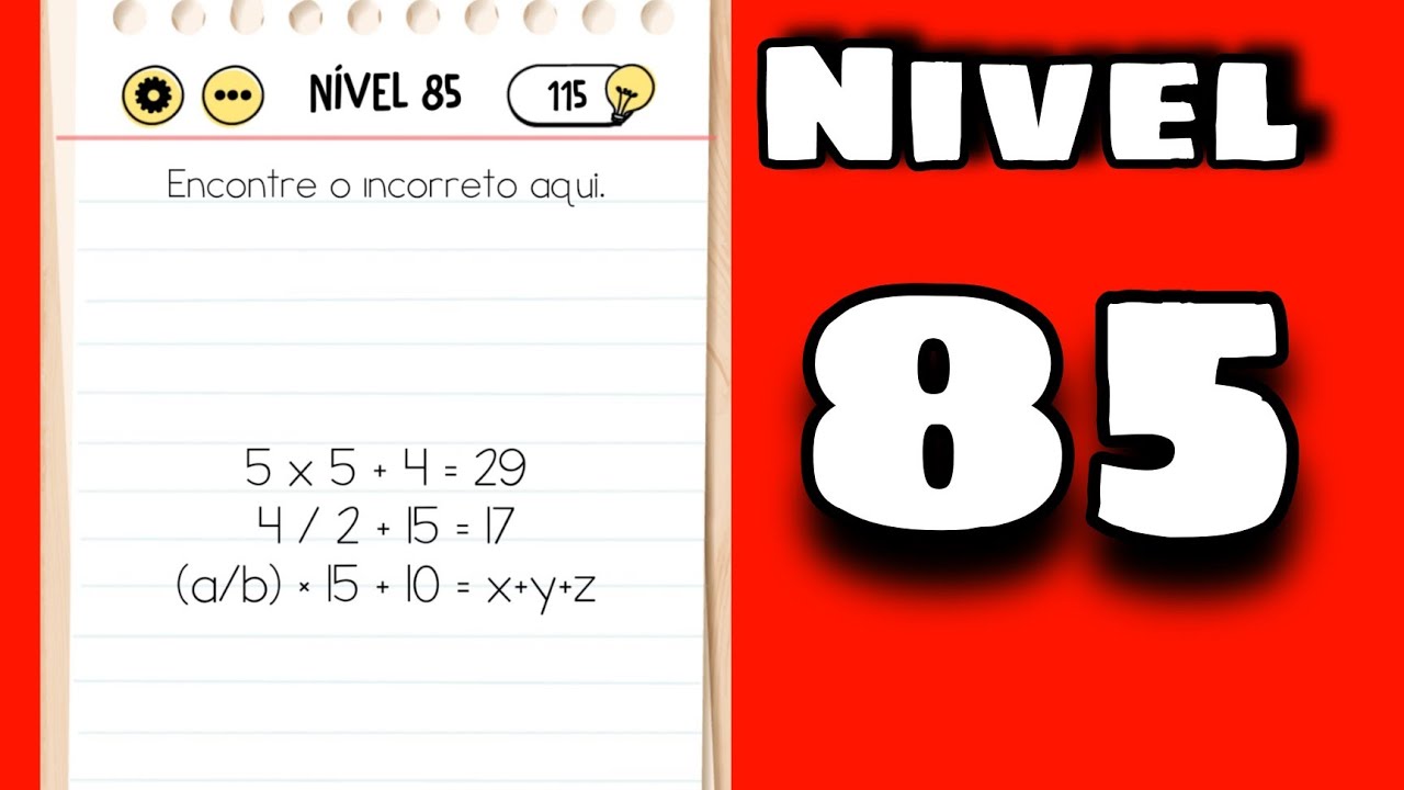 BRAIN TEST NÍVEL 85 EM PORTUGUÊS | ABC GAMES - YouTube