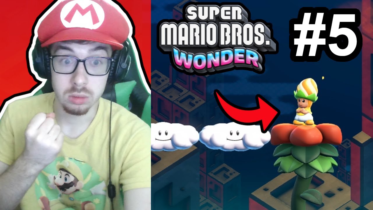 Super Mario Bros. Wonder - Part 5 | MASTER POPLIN'S TRIALS!!! | SMG001 ...