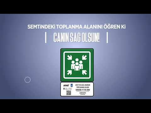 Afet ve acil durum toplanma alanları 2