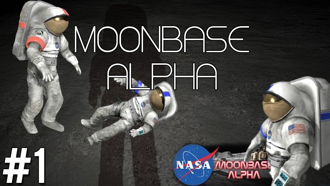 Moonbase Alpha HD #1 - Welcome! Space Aids Beware! - YouTube