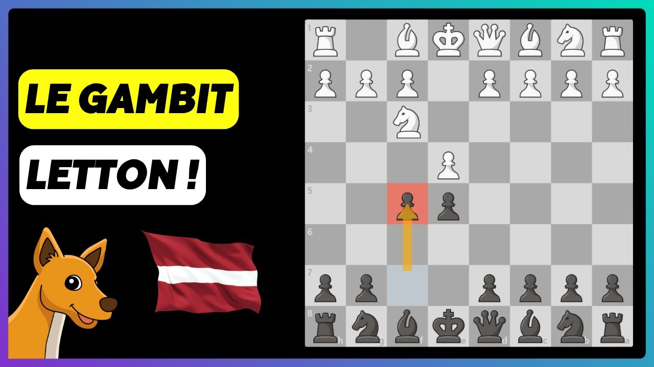 LE GAMBIT LETTON aux Échecs : Une Ouverture ULTRA AGRESSIVE avec les ...