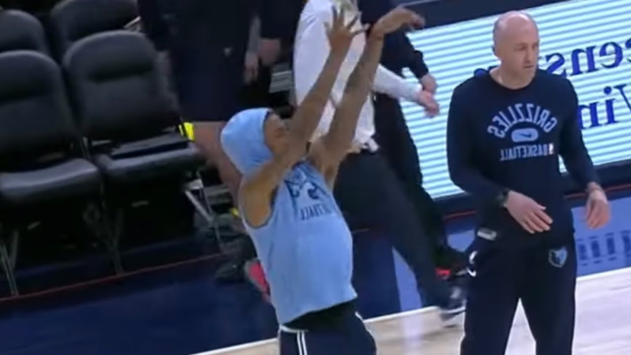 Ja Morant Pre-Game Warm-Up Routine 🏀 Memphis Grizzlies vs Indiana ...