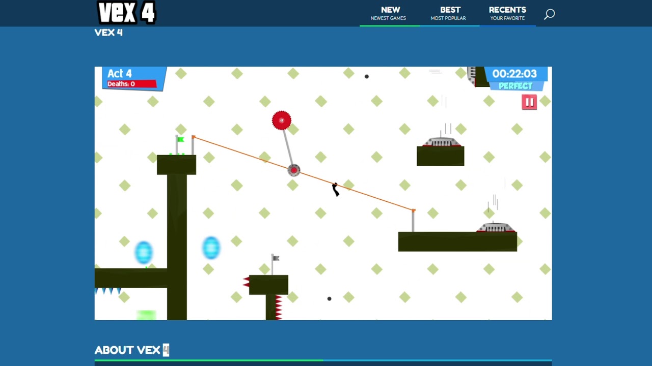 Vex 4 | Act 4 speedrun | 44.01 seconds - YouTube