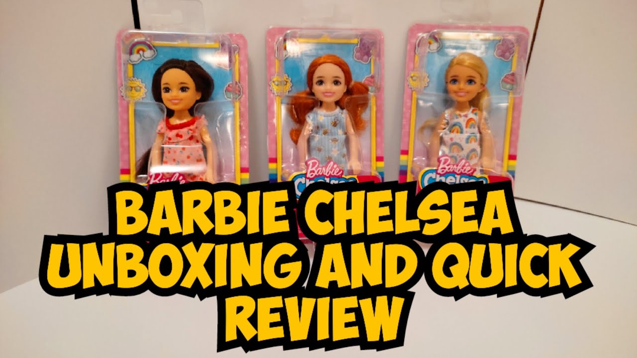 Barbie Chelsea Unboxing And Quick Review - YouTube