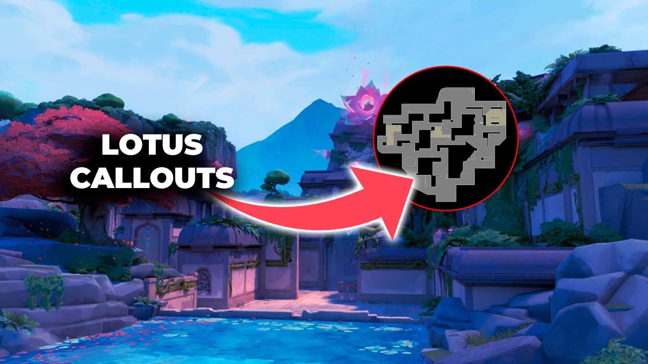 TODOS LOS CALLOUT DEL MAPA "LOTUS" | VALORANT - YouTube