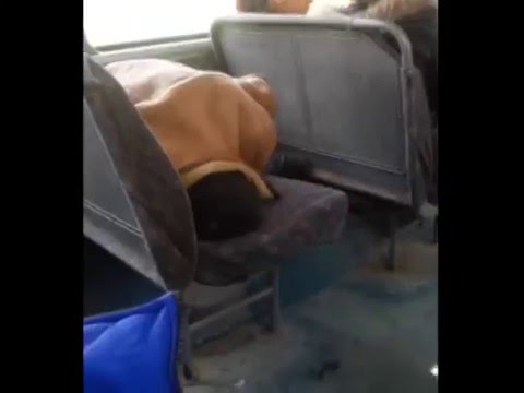 Sərxoş sərnişinin avtobus macərası