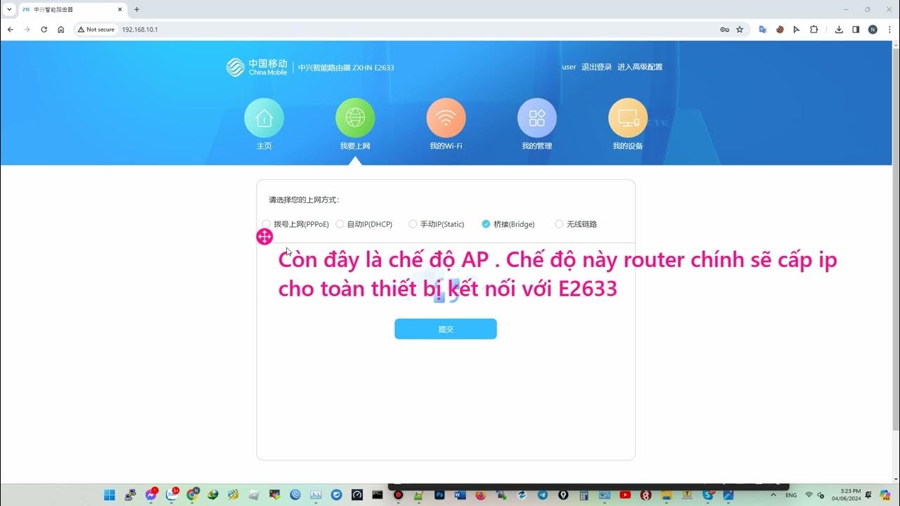 Hướng dẫn cấu hình router ZTE E2633 - YouTube