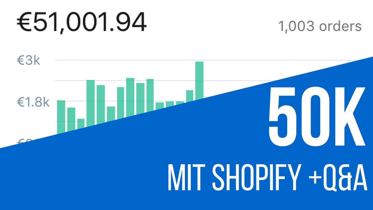 50K mit Shopify + Q&A #1 - YouTube