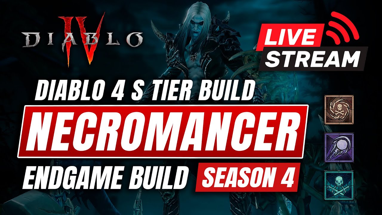 Diablo 4 Necromancer S Tier Build for S4 - Endgame Build - YouTube