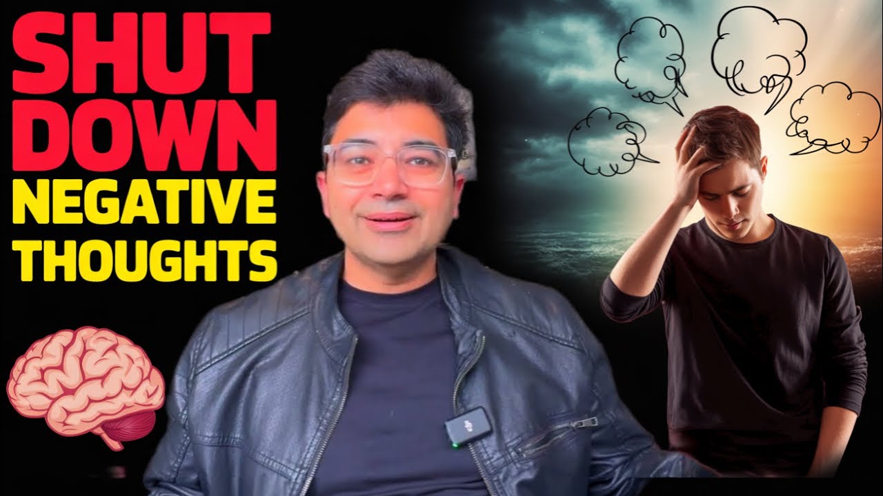 How to Stop Negative Thoughts & Feelings FAST | Mindset Hacks Backed by ...