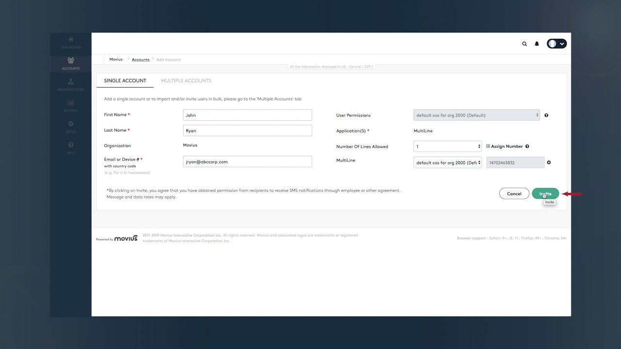 How-To: Add A MultiLine Account - YouTube