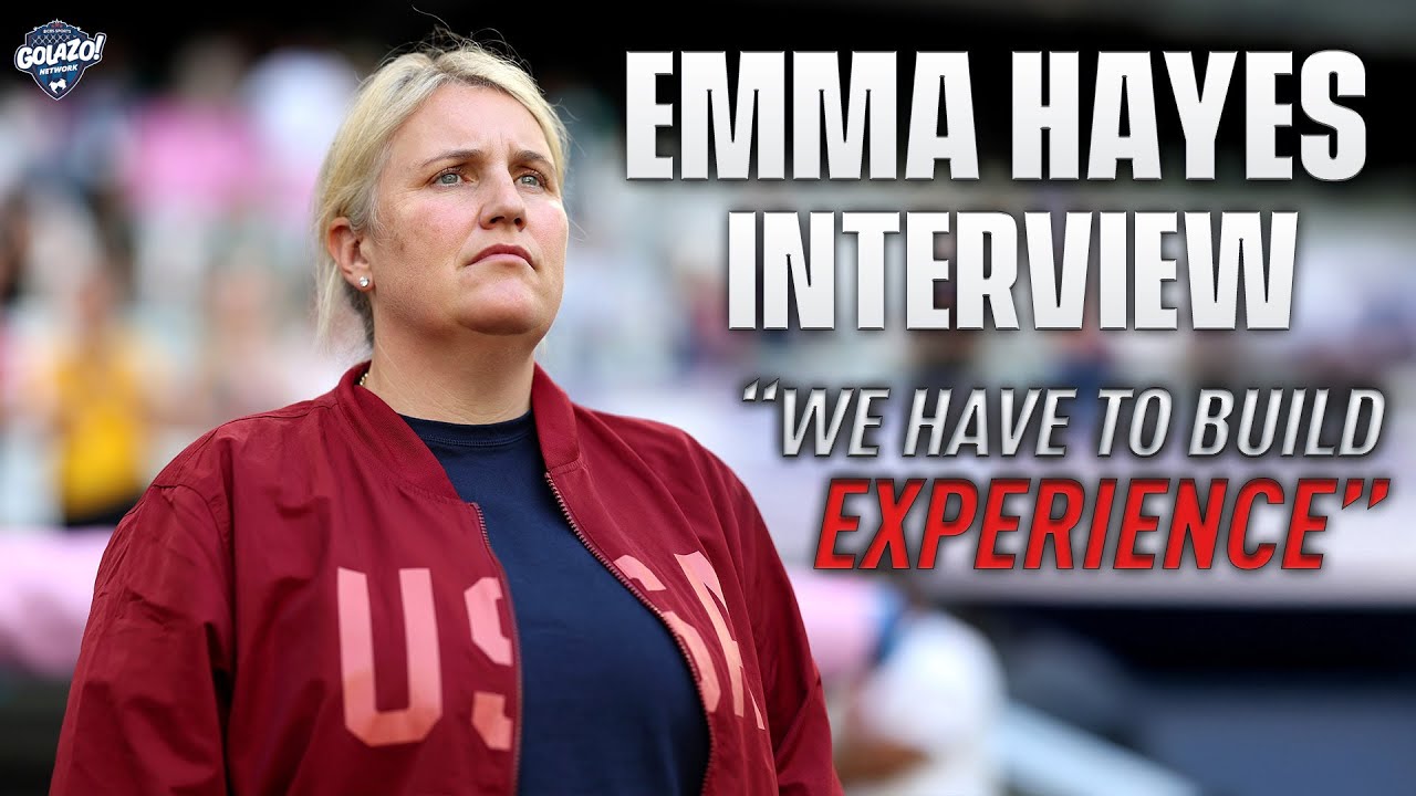 USWNT Coach Emma Hayes Interview | Rebuilding the depth on the squad ...