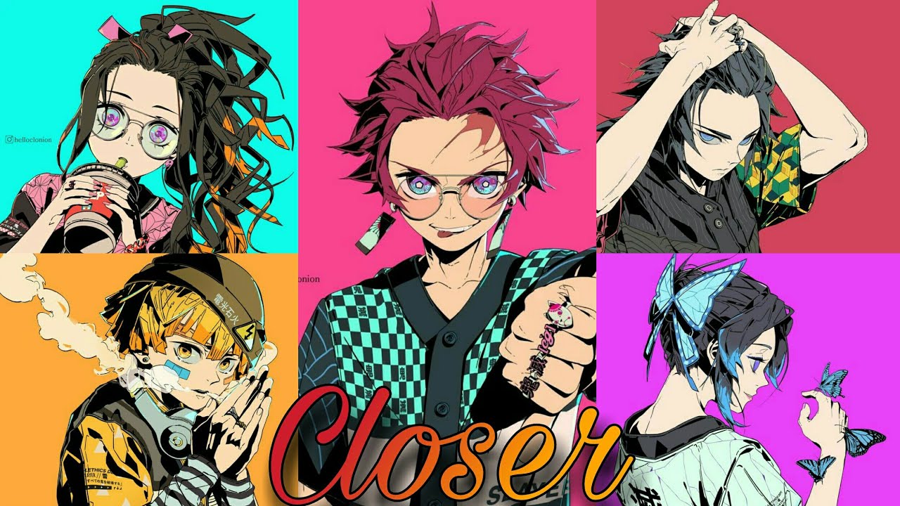 Demon Slayer Characters Singing Closer #demonslayer #kimetsunoyaiba ...