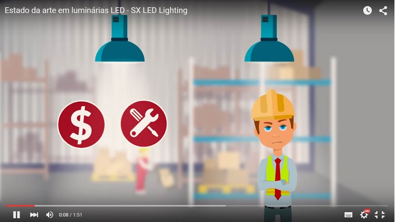 SX LED Lighting - Estado da arte em luminárias LED - YouTube