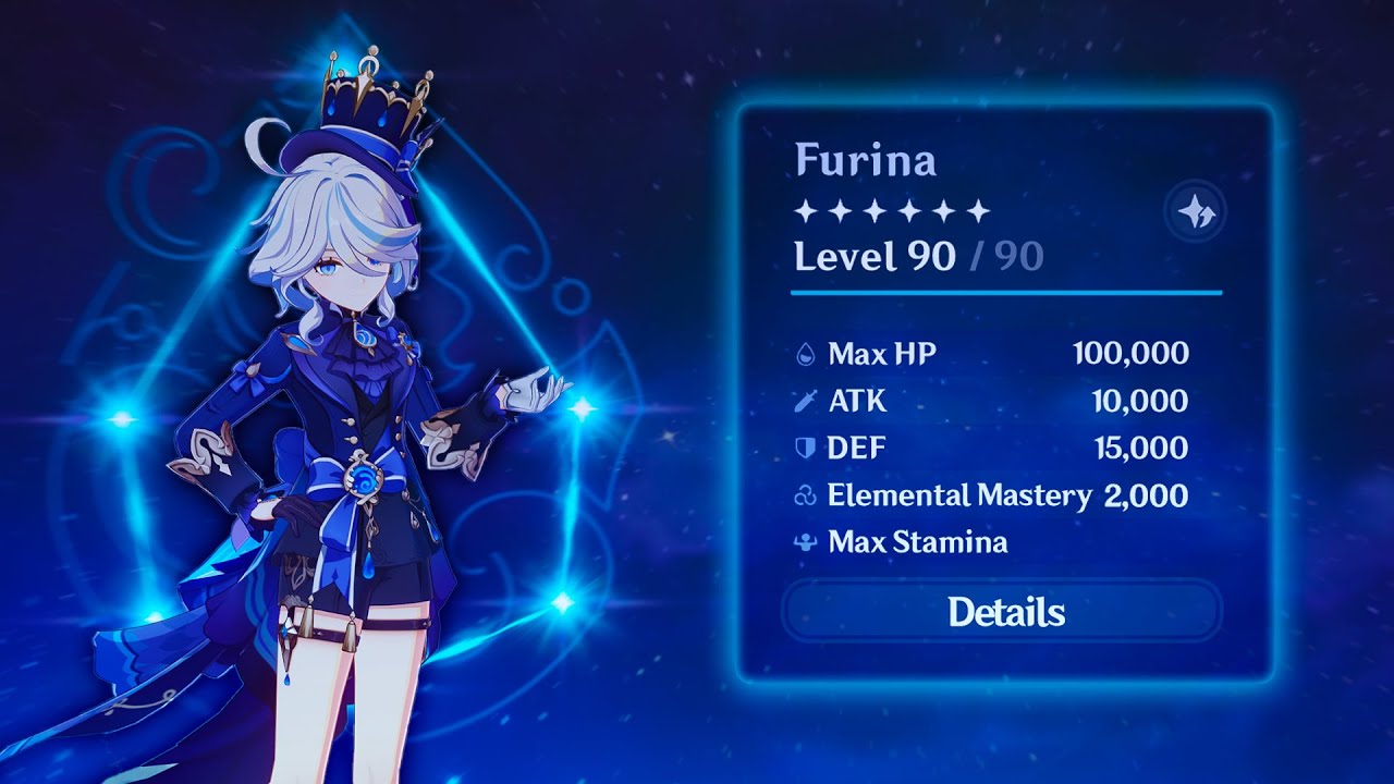 Every Stat MAXED on C6 FURINA In Genshin Impact - YouTube