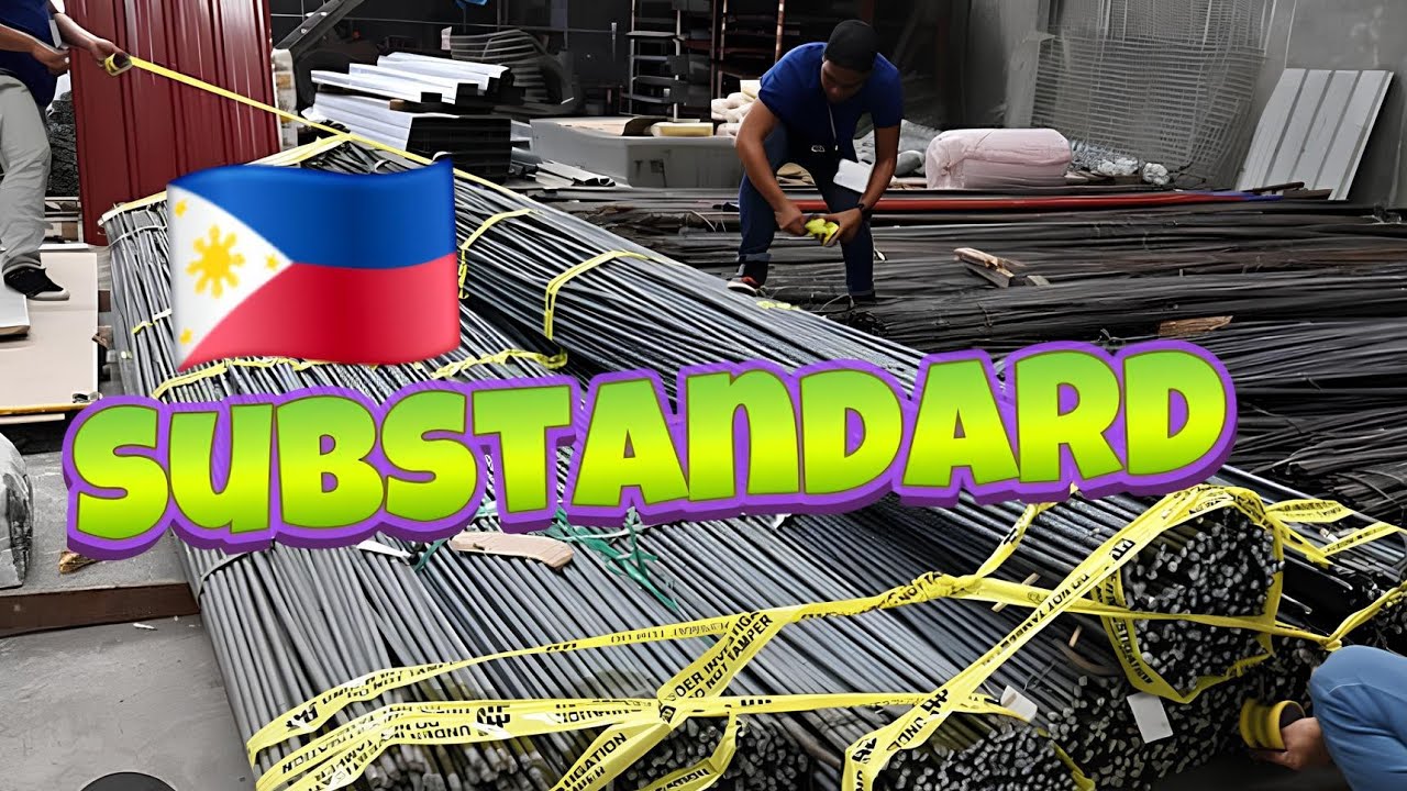 Another Philippines scam - Substandard building material - YouTube