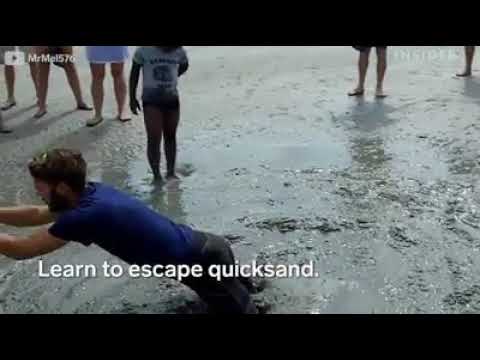 Learn to Escape Quicksand - YouTube