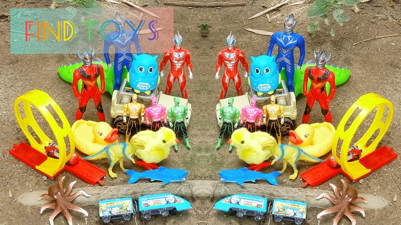 mainan ikan hiu,burung hantu,ultraman,gurita,power rangers,kereta ...