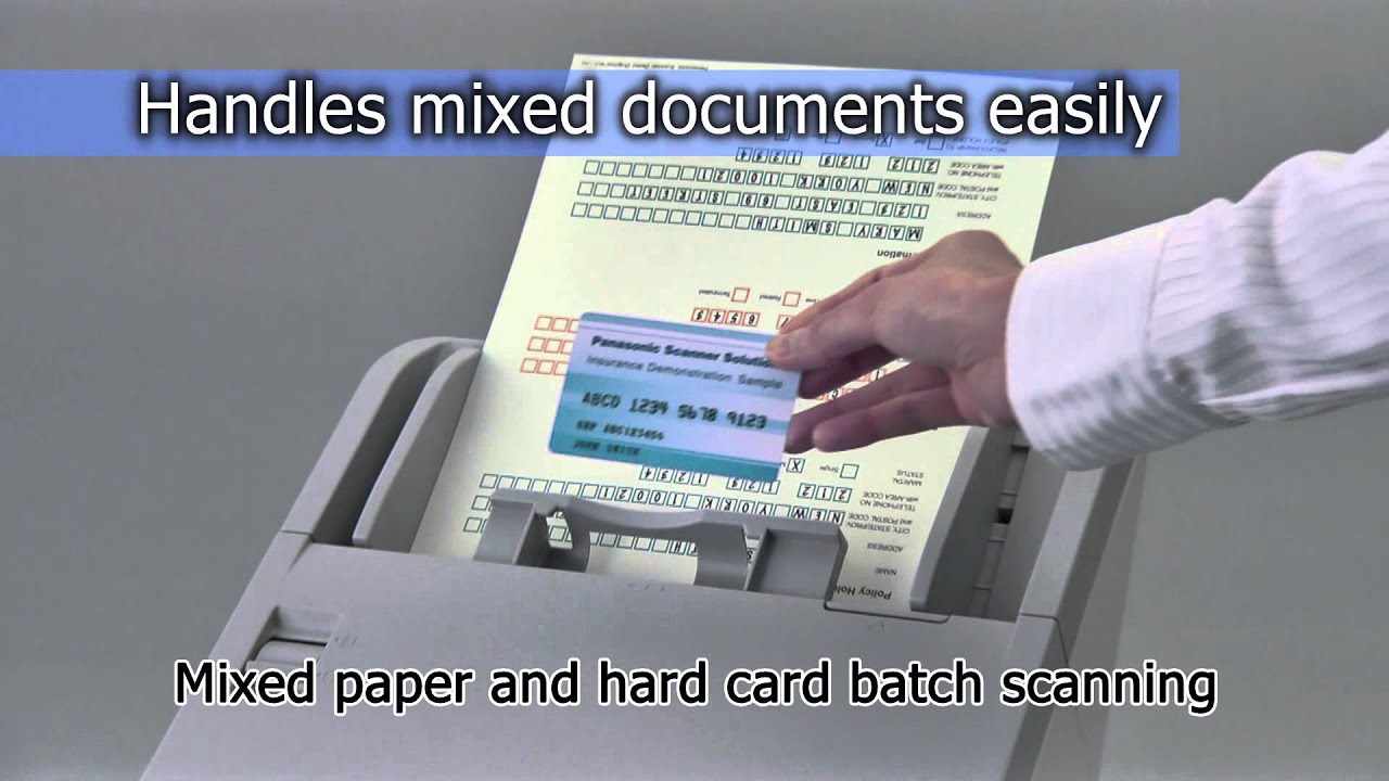 Panasonic Document Scanners with improved scanning speed (KV-SL1066 ...