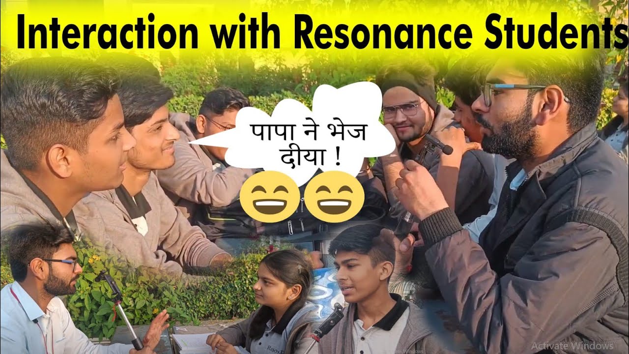 Interaction with @ResonanceEdu Students |#resonance #kotacoaching # ...
