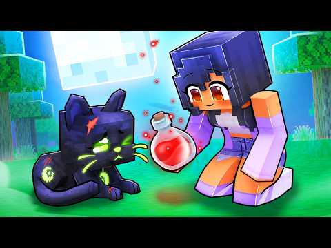 Adopting a BLACK CAT in Minecraft!