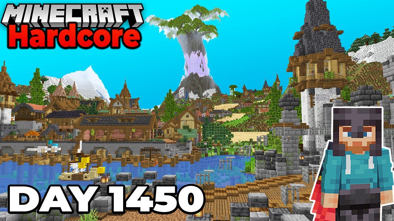 Touring my 1450 Days Hardcore Survival world in Minecraft 1.19 - YouTube