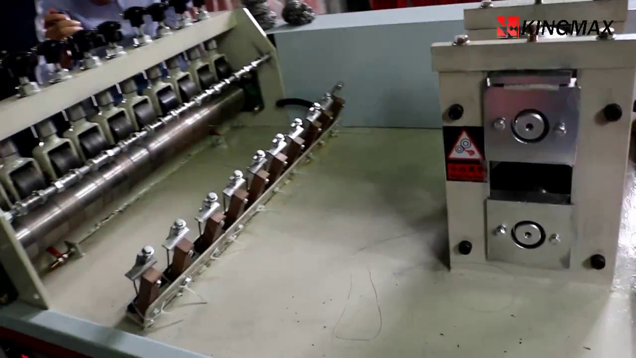 Wire cleaning ball making machine - YouTube