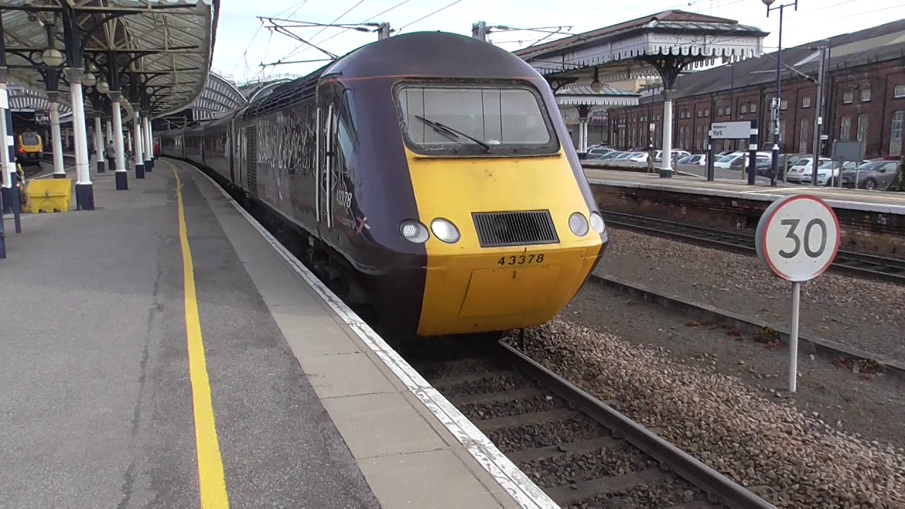 CrossCountry Class 43378-43207 (HST) Departure York for Plymouth via ...