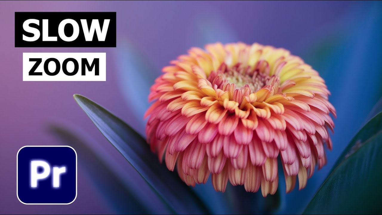 How To Add A Slow Zoom In Premiere Pro || Smooth Zoom Effect Tutorial - YouTube