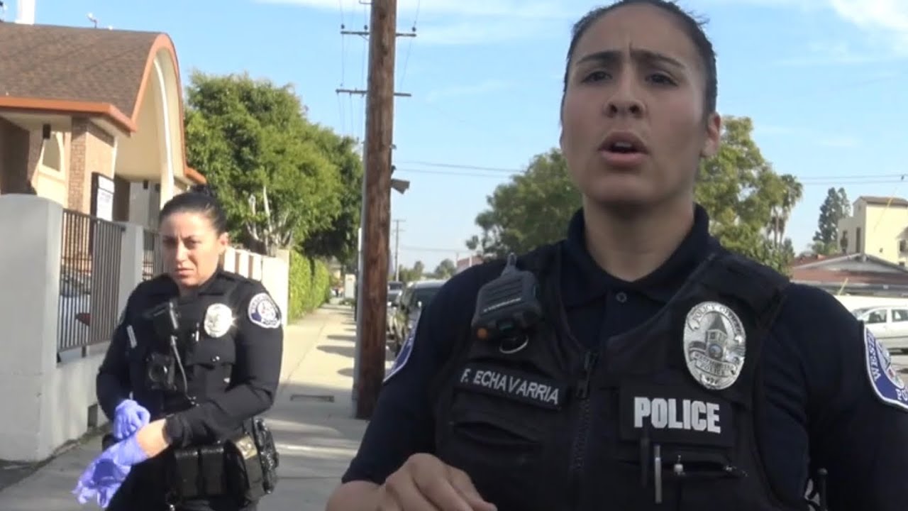 2 Female Cops Panic When ‘No’ Means NO! - YouTube