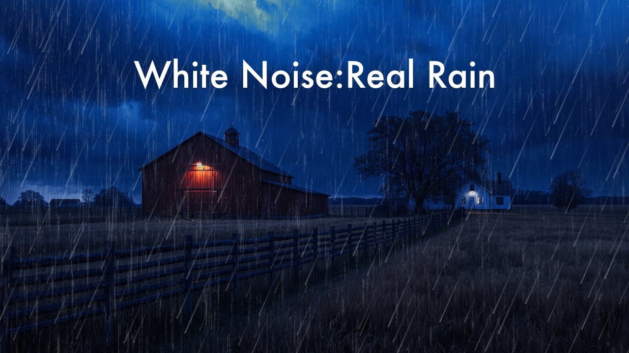 Gentle Rain on Barn and Field – Relaxing Rain Sounds for Sleep and ...