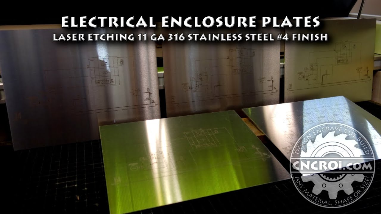 Electrical Enclosure Plates: 316SS #4 Finish - YouTube