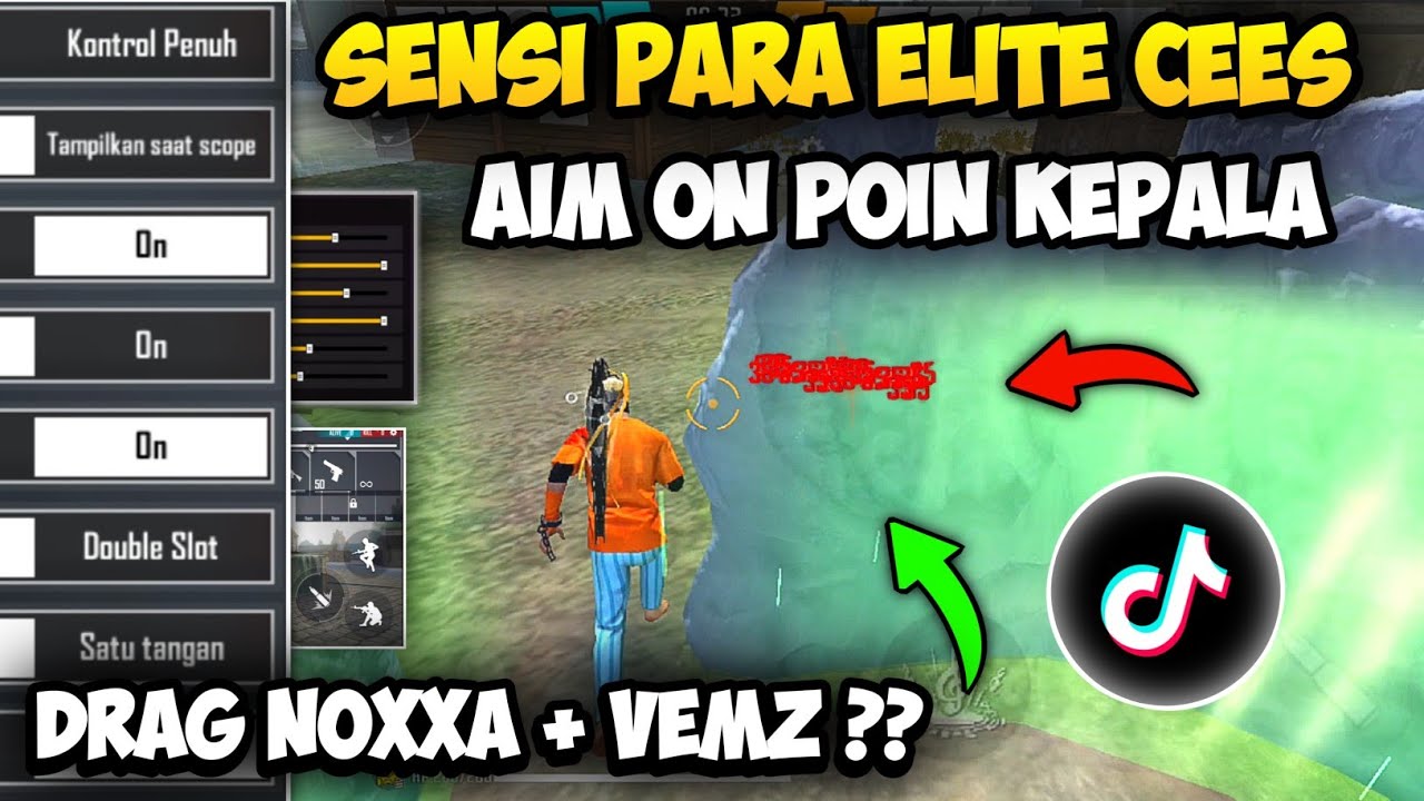 OPEN SETTINGS ⚙️😱 SENSI PARA ELITE CEES AUTO JAGO HEADSHOT - SENSITIVITAS FF AUTO HEADSHOT 2025 ...