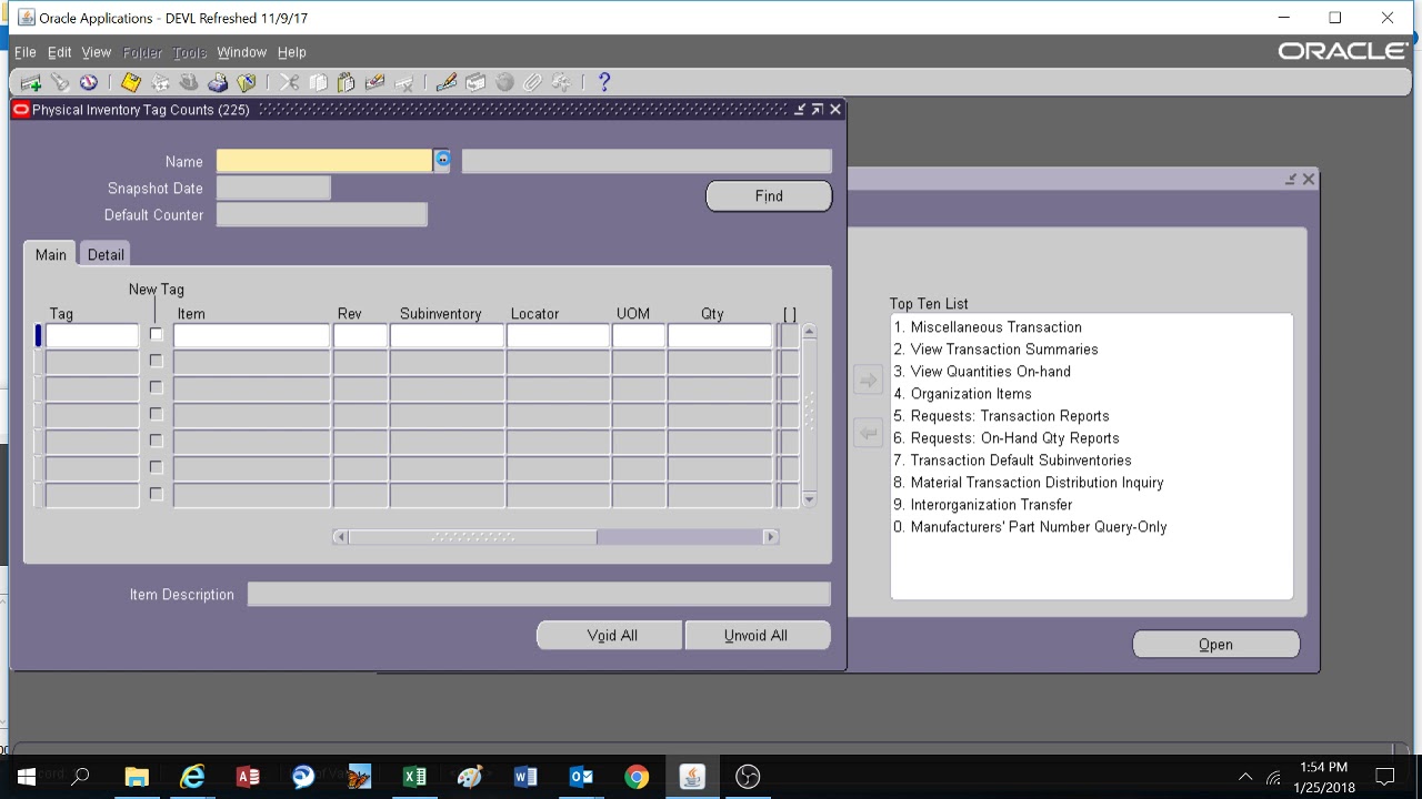 06 Entering Physical Inventory Tag Adjustments - YouTube