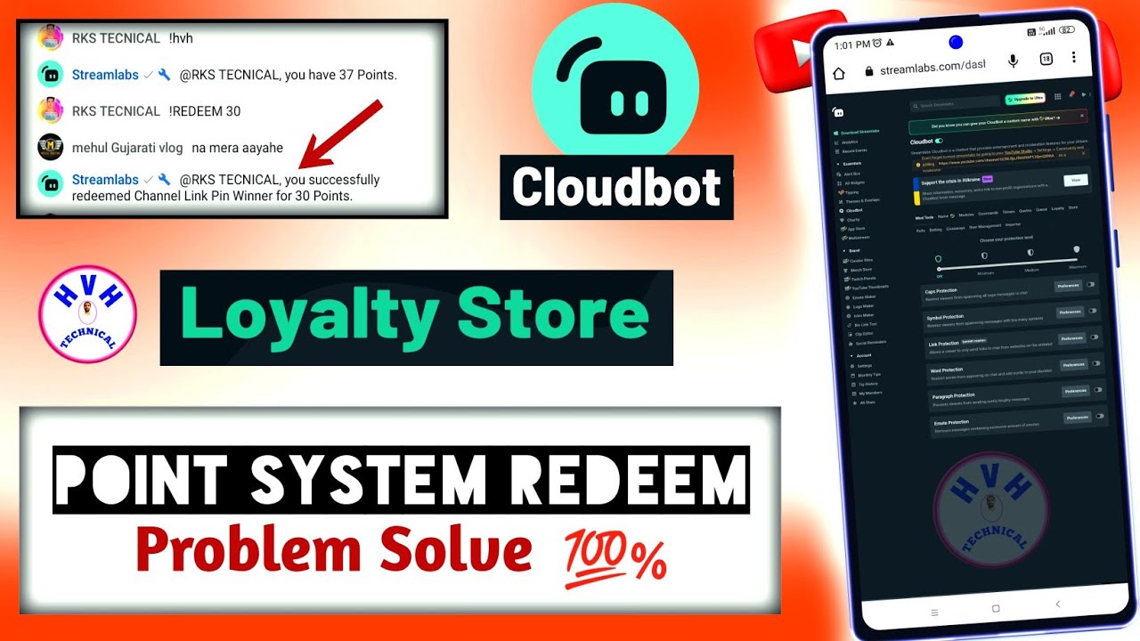 How to redeem points in live stream chat | Streamlab Loyalty points ...