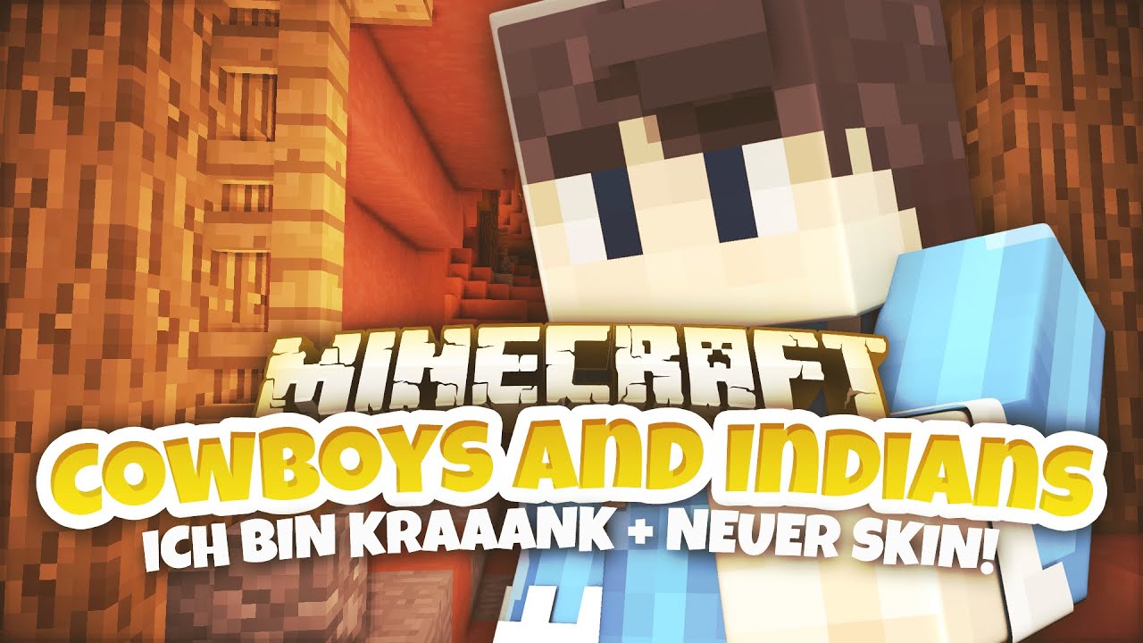 MEIN NEUER SKIN! - Minecraft Cowboys and Indians | MinusDuude - YouTube