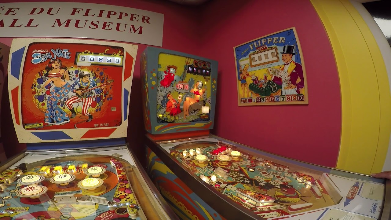 Paris Pinball Museum - Gottlieb Neptune - YouTube