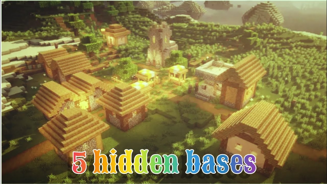 The top 5 best ways to hide you Minecraft base inside of a village ...