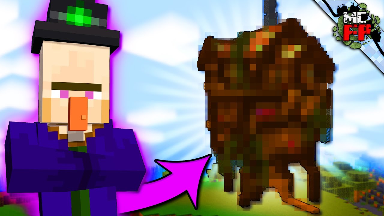 FERTIG! HIER wohnt die HEXE! 🎢 Minecraft Freizeitpark - YouTube