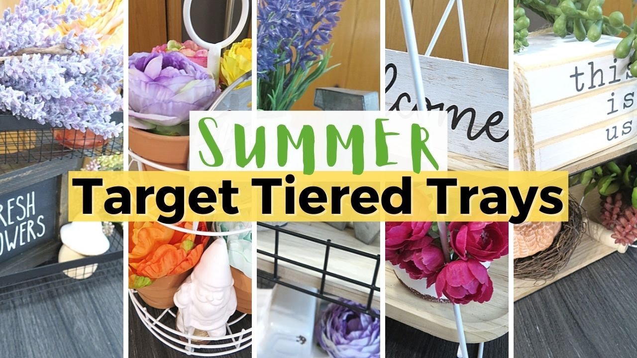Target Tiered Tray Series || Summer || 2022 - YouTube