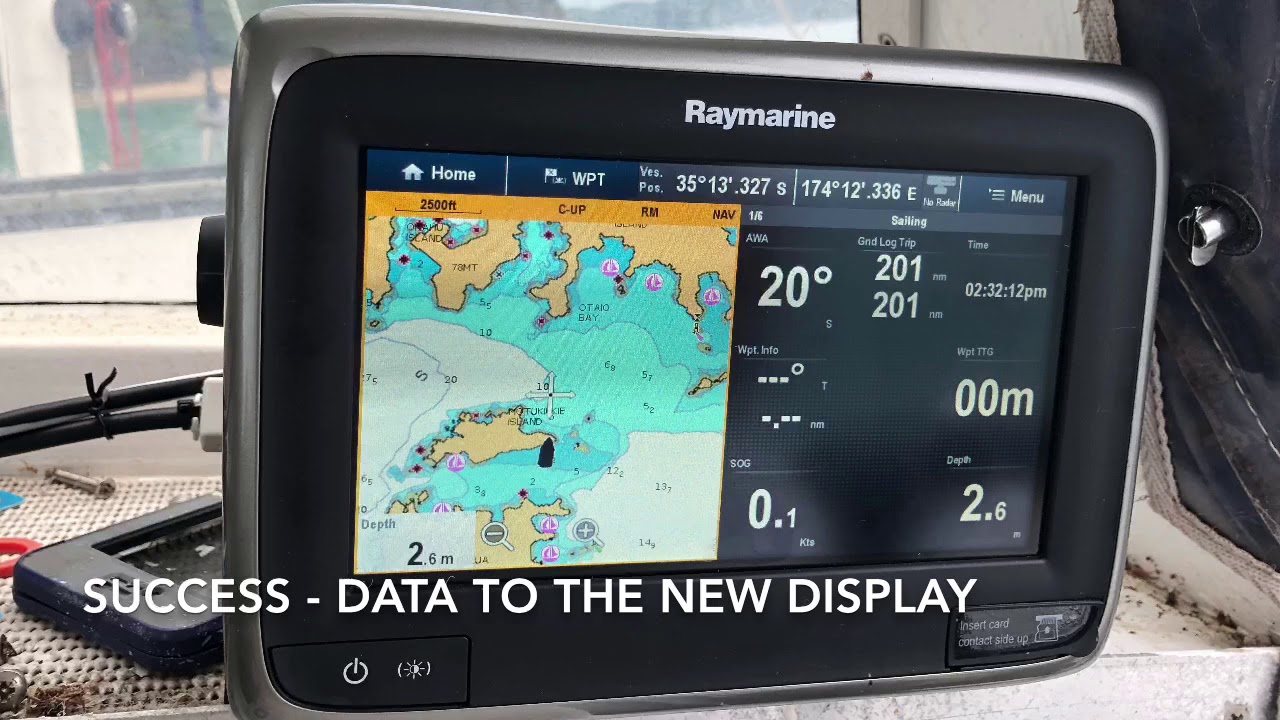 Adding a additional Raymarine Multifunction Display - YouTube